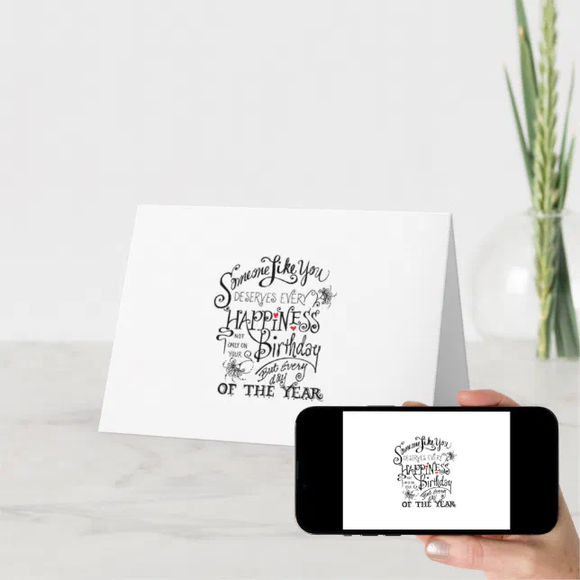 YOUR BIRTHDAY WANT TO SHOW YOU HOW SPECIAL U ARE! CARD | Zazzle