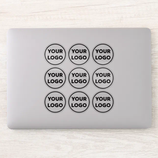 Your Business Company Logo Transparent Background Sticker | Zazzle