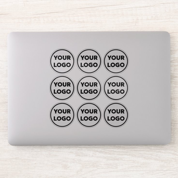 Your Business Company Logo Transparent Background Sticker | Zazzle