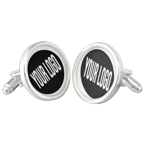 Your Business Logo Company Cufflinks | Zazzle