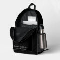 Your Business Logo Custom Company Promotional Printed Backpack | Zazzle