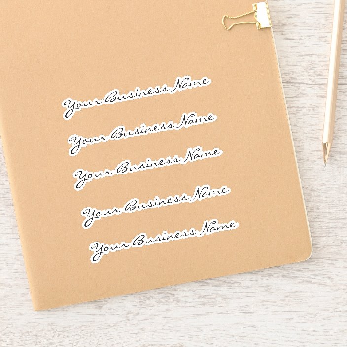 Your Business Logo Custom Multiple Sticker | Zazzle.com