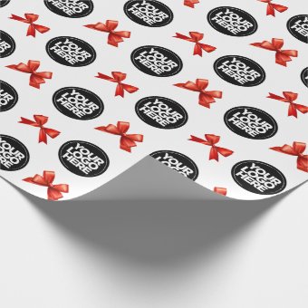 Your Business Logo Custom Professional Wrapping Paper | Zazzle