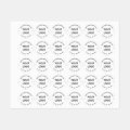 Your Business Logo Labels Example Custom Text | Zazzle