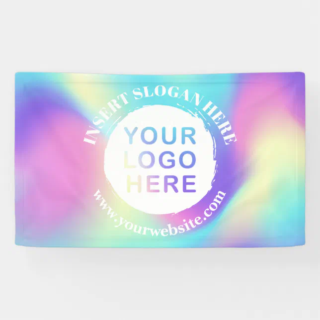 Your Business Logo Promotional Banner | Zazzle
