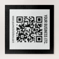 Your Business Name & Editable QR Code Jigsaw Puzzle | Zazzle