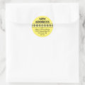 Your Color Choice! New Address Stickers | Zazzle