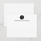 Your Company Business Logo Branding Marketing Note Card | Zazzle
