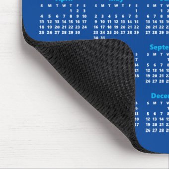 Your Company Logo & Brand Colors 2021 Calendar Mouse Pad | Zazzle