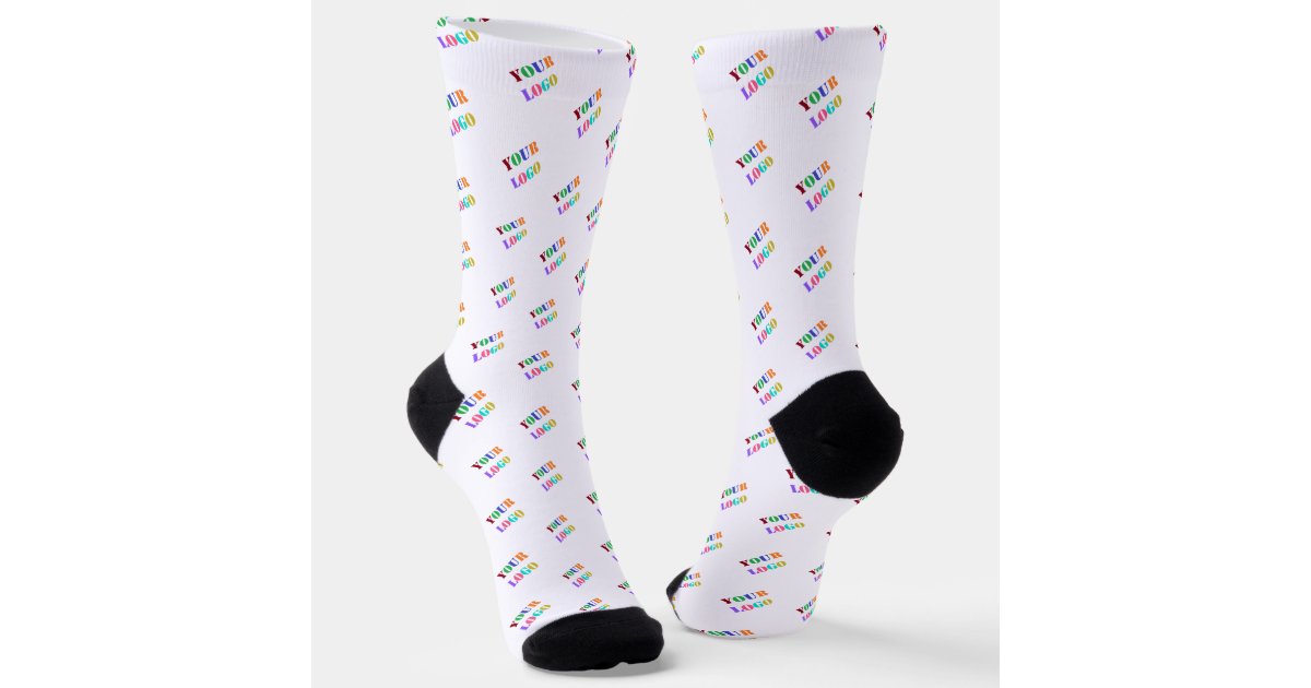 Your Company Logo Business Promotional Socks Gift | Zazzle