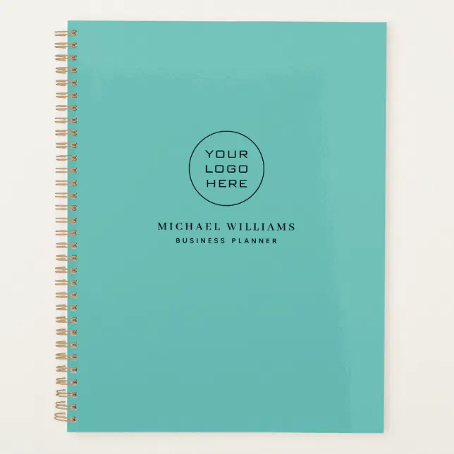 Your Company Logo Custom Business Planner | Zazzle