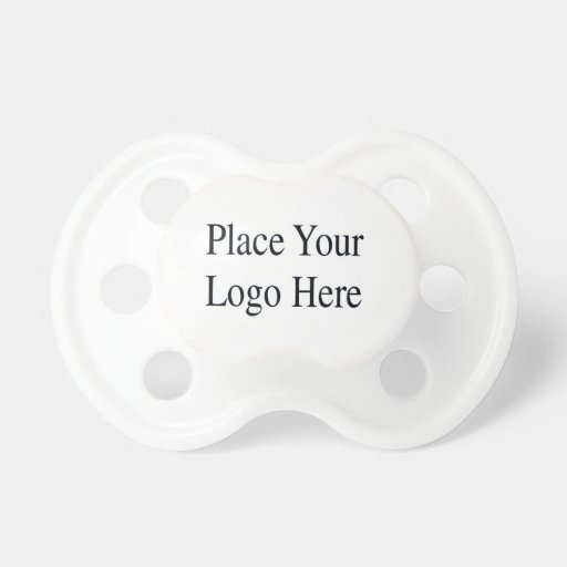Your Company Logo Here Promotional Pacifier | Zazzle