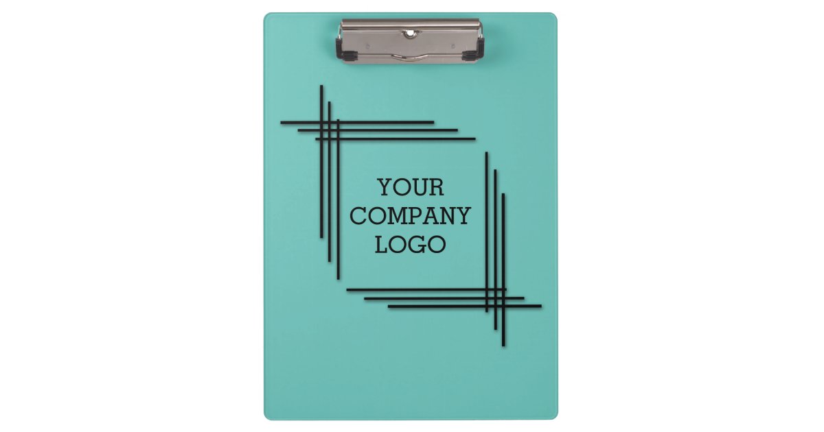 YOUR COMPANY LOGO,personalized Clipboard | Zazzle