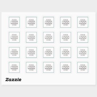 Your Company Logo Sticker Label Sheet - Basic | Zazzle