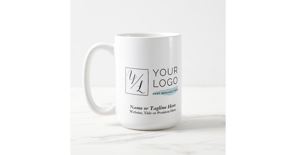 Your Corporate Logo and Customized Details Coffee Mug | Zazzle