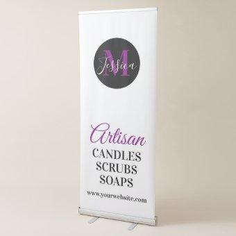 Your Custom Farmer’s Market Event Handmade Vendor Retractable Banner ...