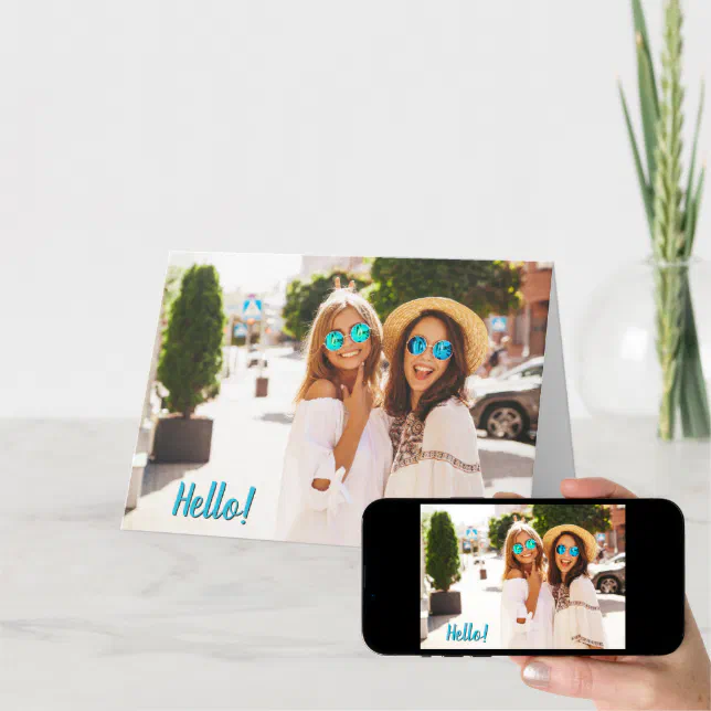 Your Custom Full Photo Card | Zazzle