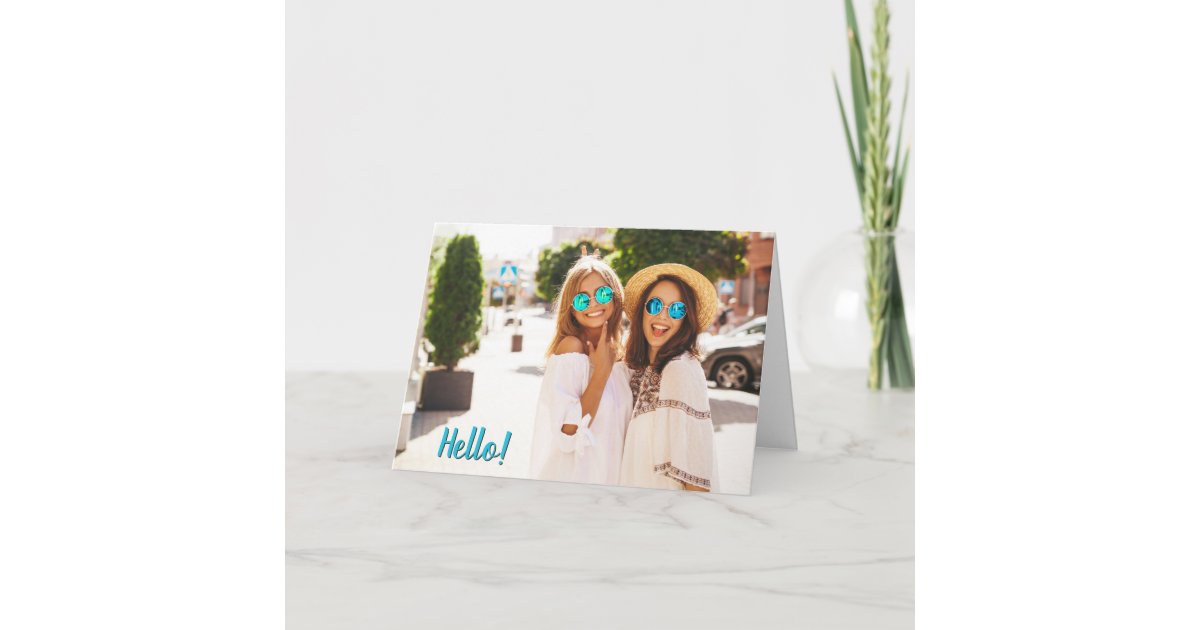 Your Custom Full Photo Card | Zazzle
