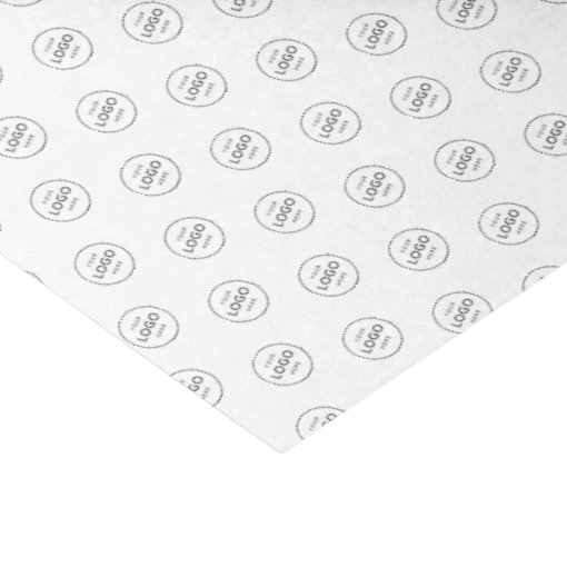 Your Custom Logo Company Business Promotional Tissue Paper | Zazzle