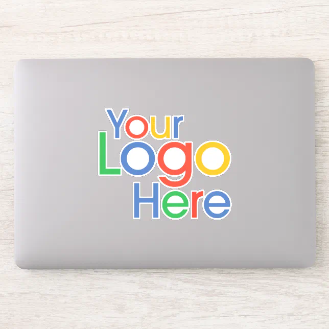 Your Custom Logo Here | Computer Office Sticker | Zazzle