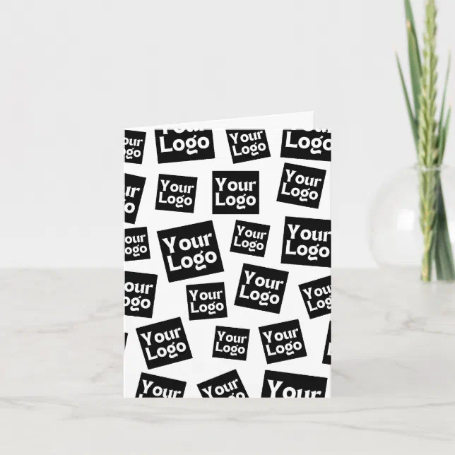 Your Design or Business Logo | Random Placement Invitation | Zazzle