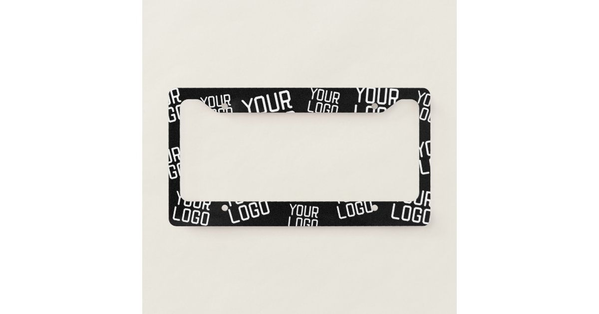 Your Design or Business Logo | Random Placement License Plate Frame ...