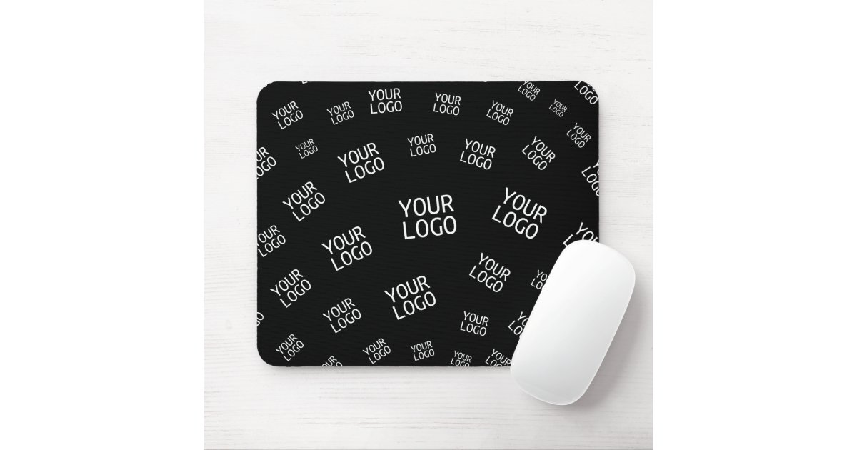 Your Design, Photo or Business Logo Randomly Tiled Mouse Pad | Zazzle