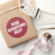 Your Donations Help sticker | Zazzle