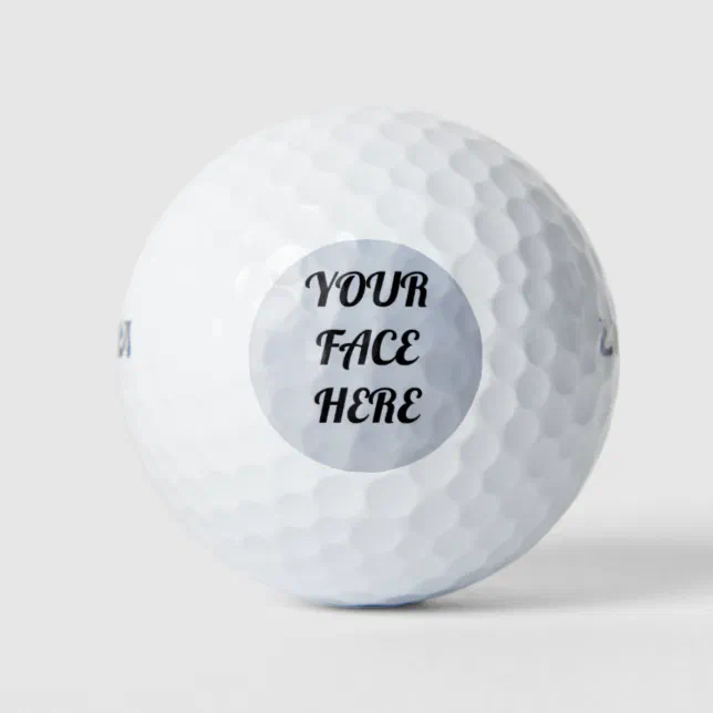 YOUR FACE custom golf ball!!!! Golf Balls | Zazzle