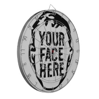 your-face-here dartboard | Zazzle