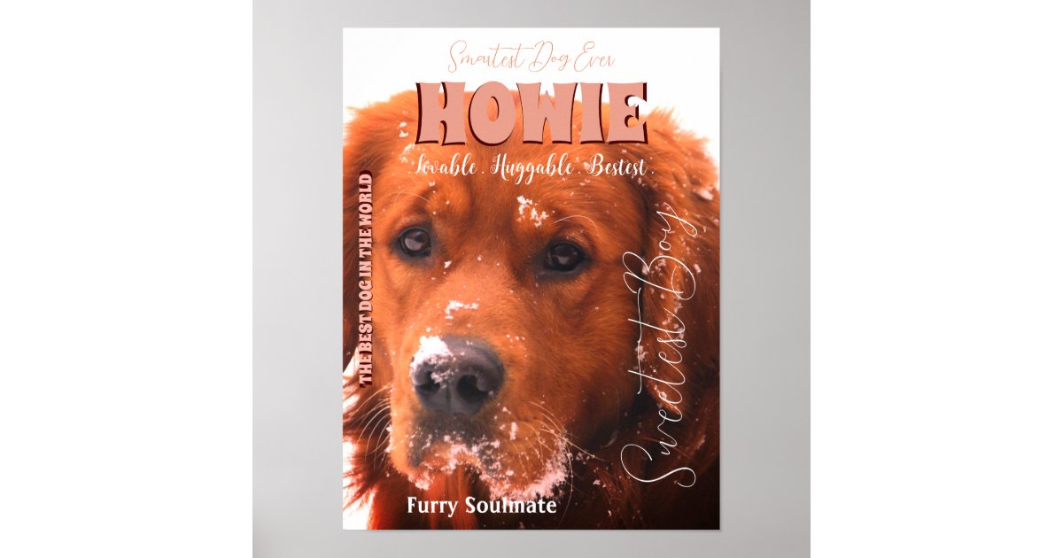 Your Famous Pet Poster | Zazzle