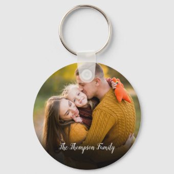 Your Favourite Family Photo Keychain | Zazzle