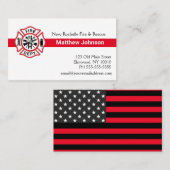 Your Firehouse Emblem Fire Department Firefighter Business Card | Zazzle