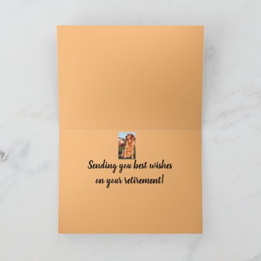 Your Golden Years Retirement Wish Golden Retriever Card | Zazzle