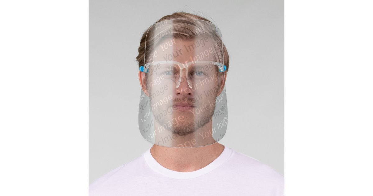 Your Image Custom Face Shields | Zazzle