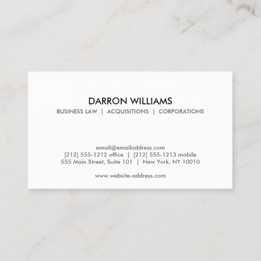 Your Initials Monogram Logo Business Card | Zazzle