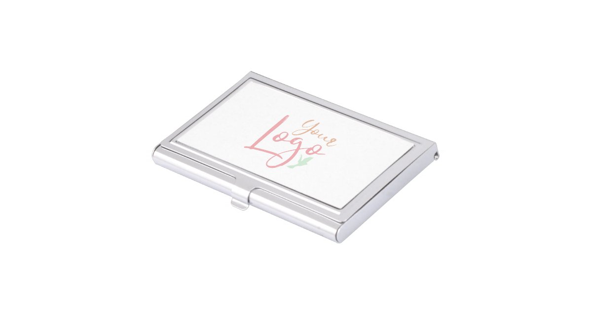 Your Logo Business Card Case | Zazzle