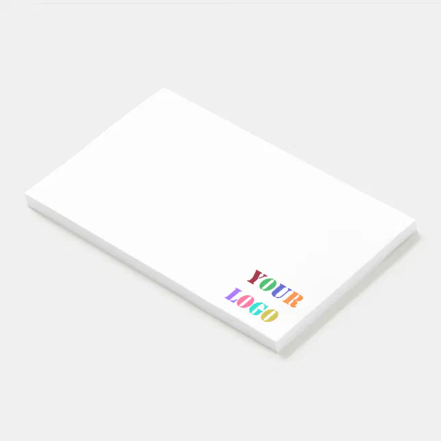 Your Logo Business Promotional Personalized Post-it Notes | Zazzle