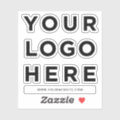 Your Logo Clear Cut Out Sticker, SEPARATE letters! Sticker | Zazzle