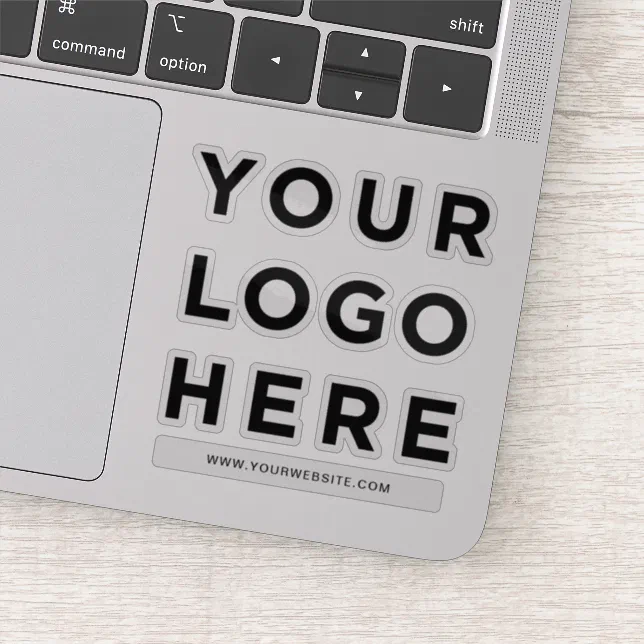 Your Logo Clear Cut Out Sticker, SEPARATE letters! Sticker | Zazzle
