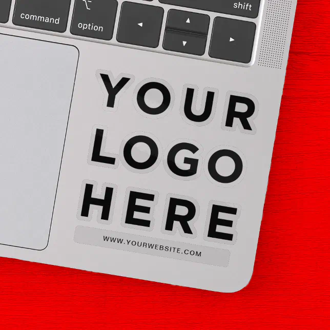 Your Logo Clear Cut Out Sticker, SEPARATE letters! Sticker | Zazzle