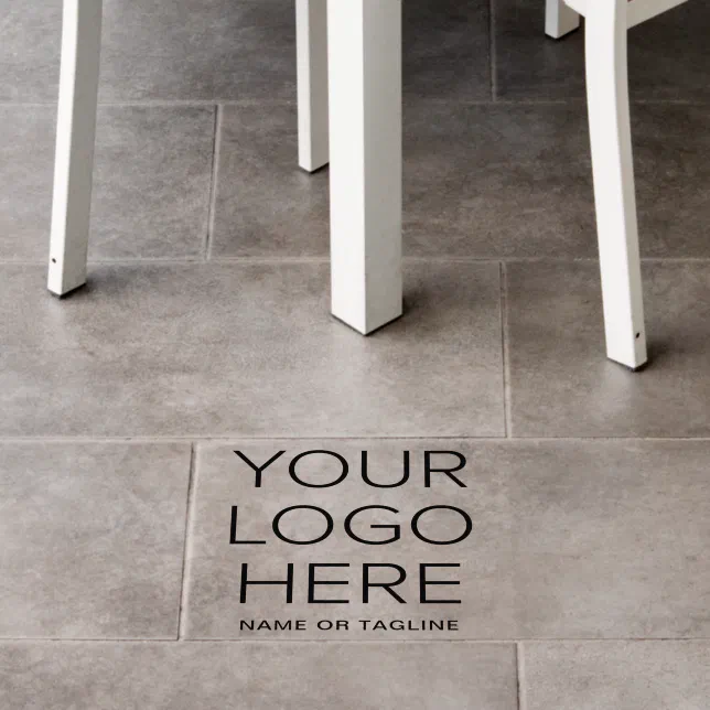 Your Logo Custom Floor Decals | Zazzle
