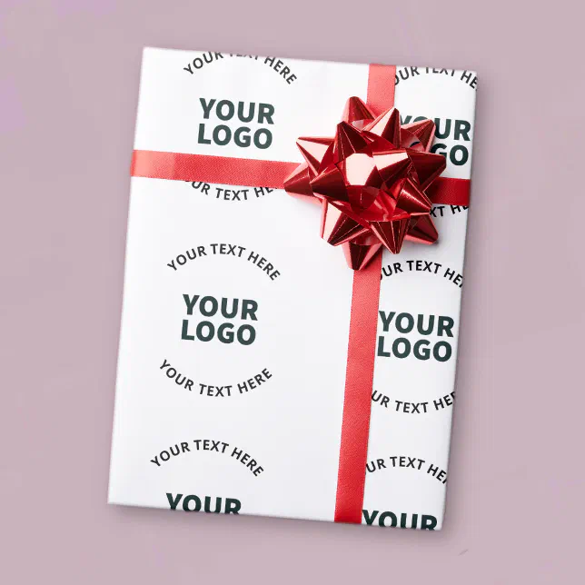 Your Logo, Design, Photo, Artwork or other Image Wrapping Paper | Zazzle