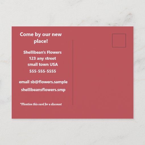 Your Logo Direct Mail New Location Advertising Postcard | Zazzle
