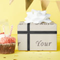 Your LOGO Gift Wrapping Paper | Zazzle