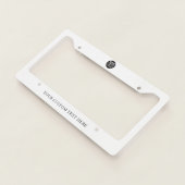 Your Logo Here | Simple Minimalist License Plate Frame | Zazzle