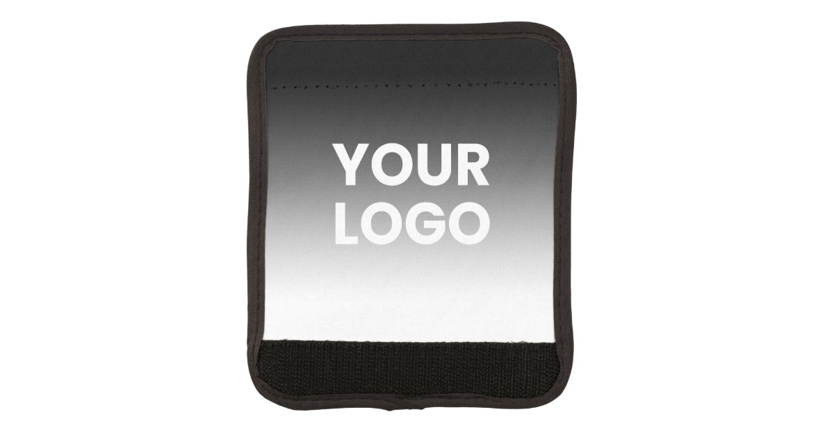 Your Logo & Modern Editable Color Gradient Luggage Handle Wrap | Zazzle