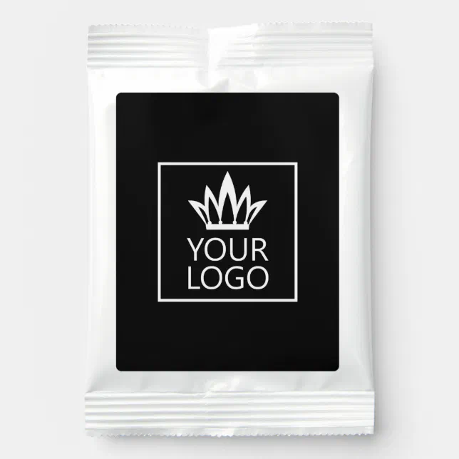 Your Logo on Any Color Background Hot Chocolate Drink Mix | Zazzle