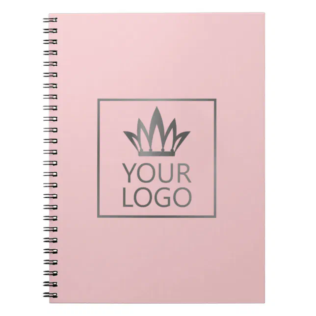 Your Logo on Any Color Background Notebook | Zazzle