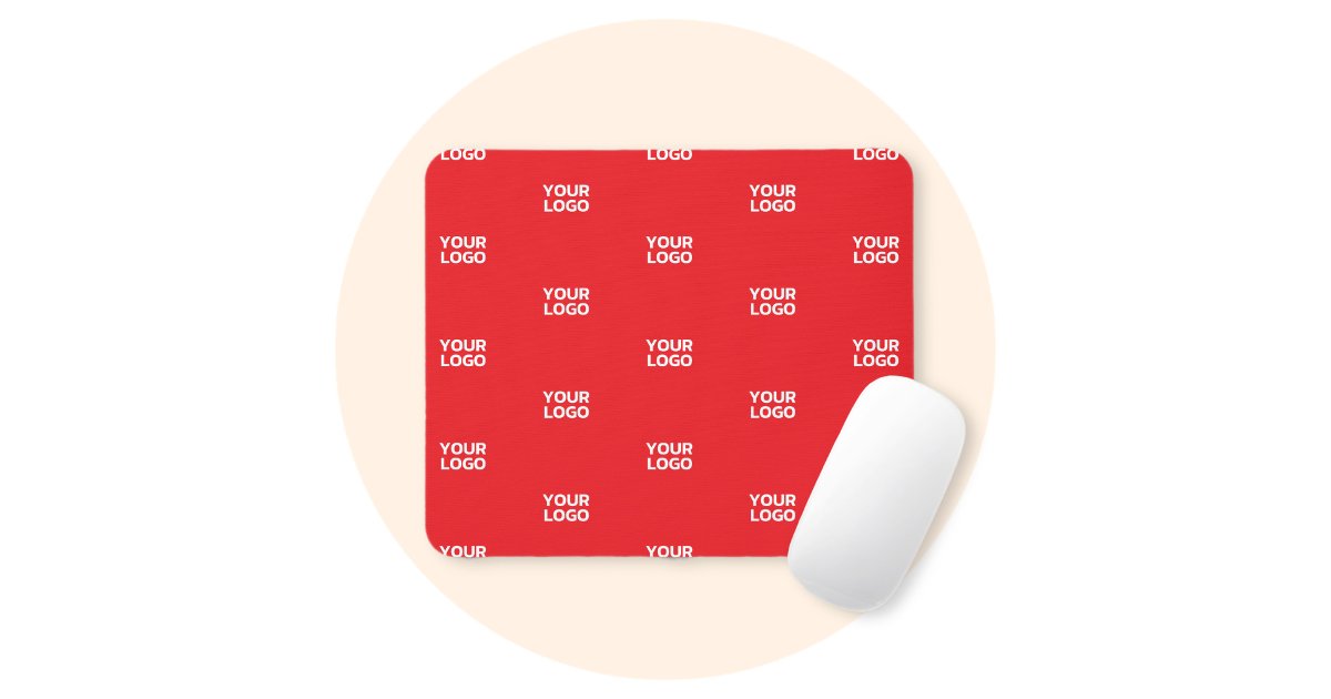 Your Logo or any Image/Design Automatically Tiled Mouse Pad | Zazzle